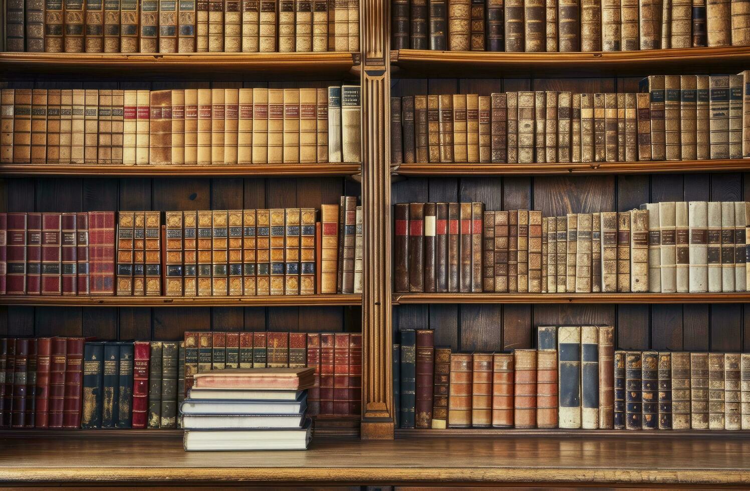 AI generated bookshelf in law office 36784280 Stock Photo at Vecteezy