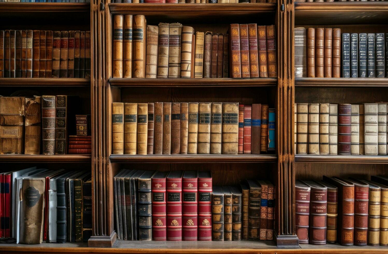 AI generated bookshelf in law office 36784285 Stock Photo at Vecteezy