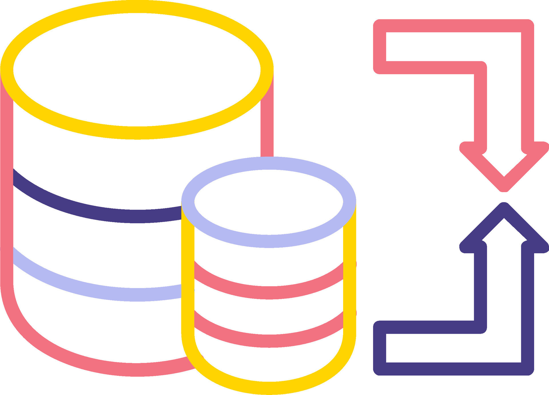 Data Migration Vector Icon 36788760 Vector Art At Vecteezy