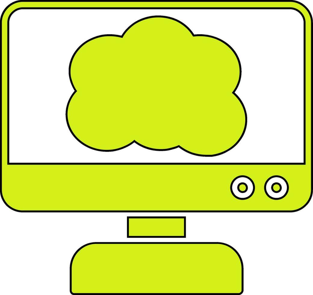Cloud Computing Vector Icon 36812858 Vector Art At Vecteezy