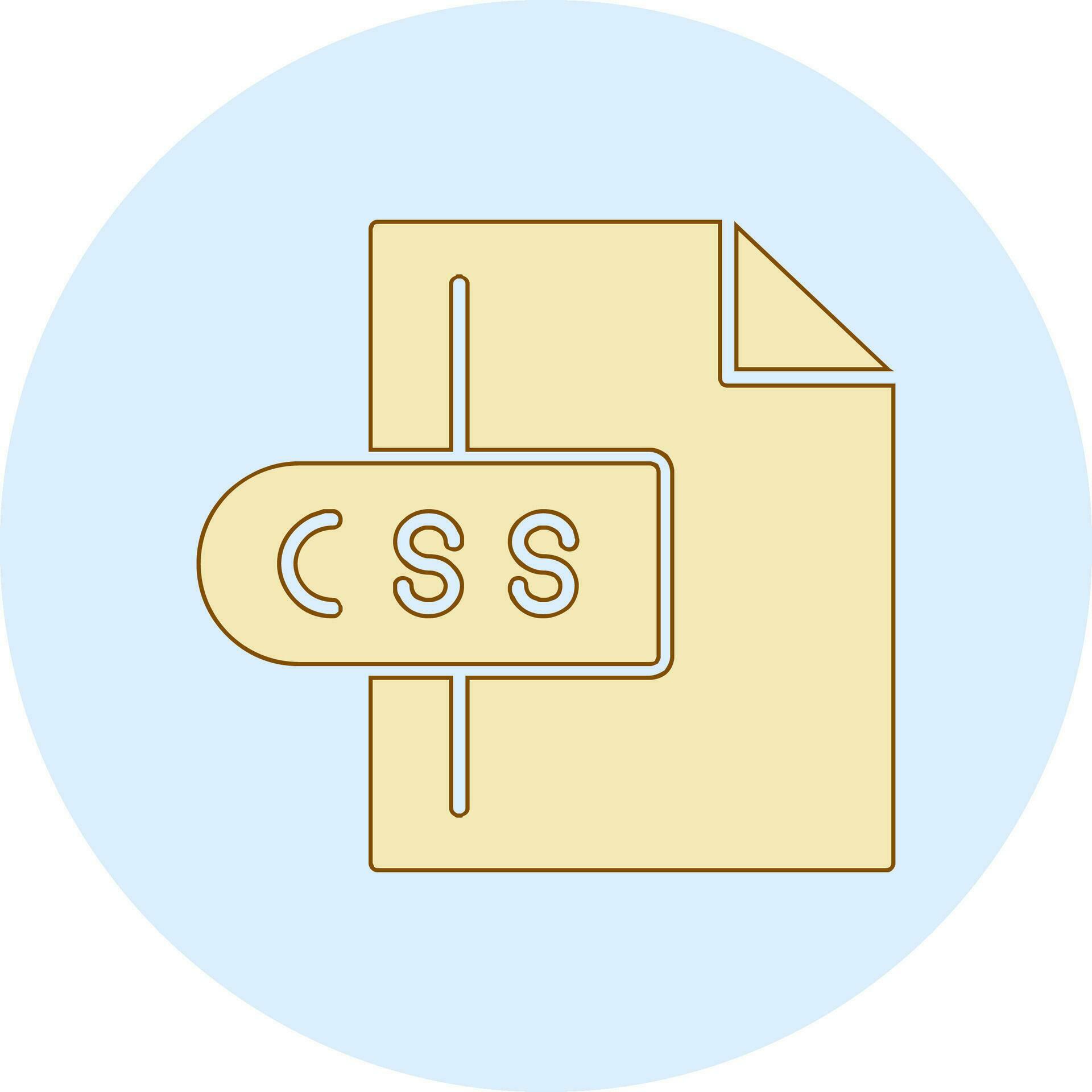 Css File Vector Icon 36816381 Vector Art at Vecteezy