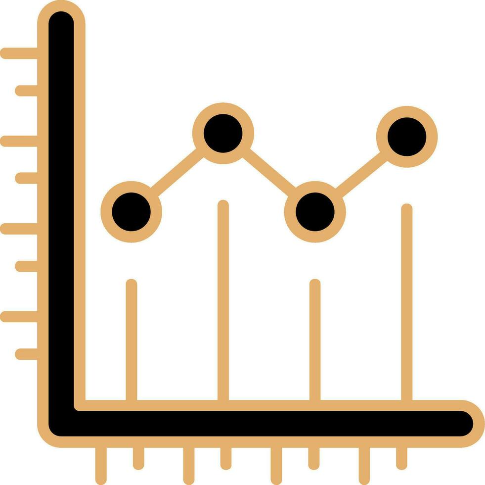 Line chart Vector Icon 36822001 Vector Art at Vecteezy