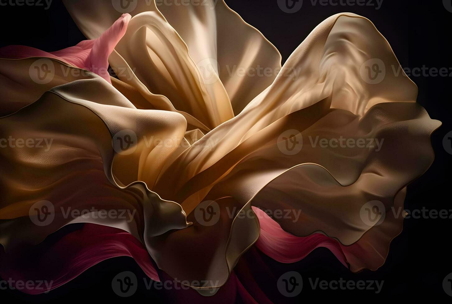 AI generated Abstract luxury fabric background. Luxury beige abstract ...