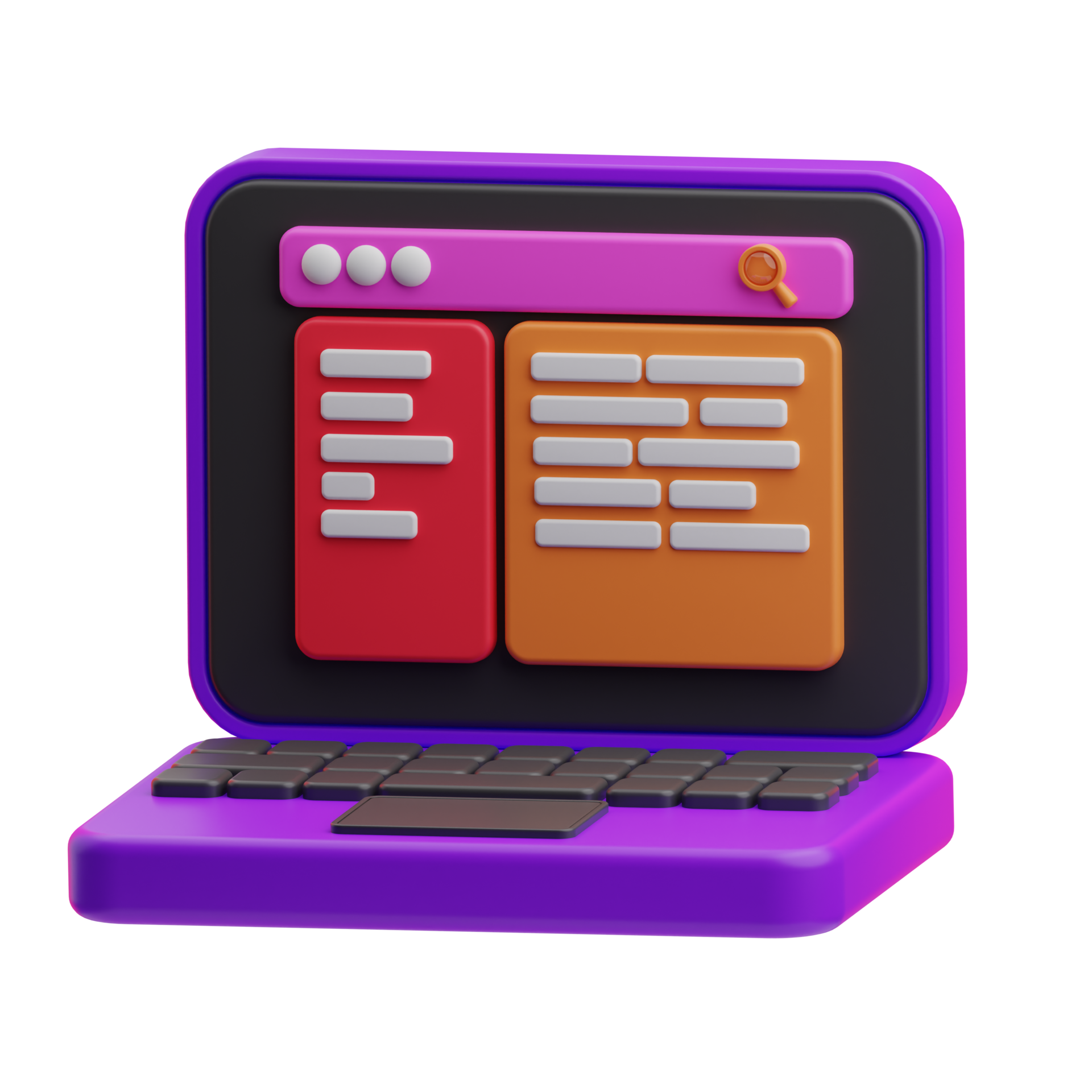 Coding Software Development Illustration 3d 36876787 Png