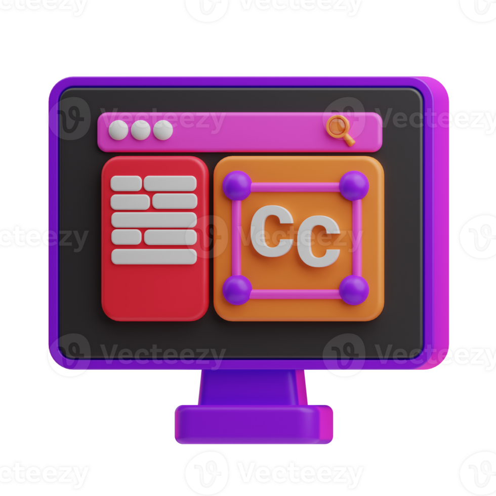 coding Web Design illustration 3d 36876789 PNG