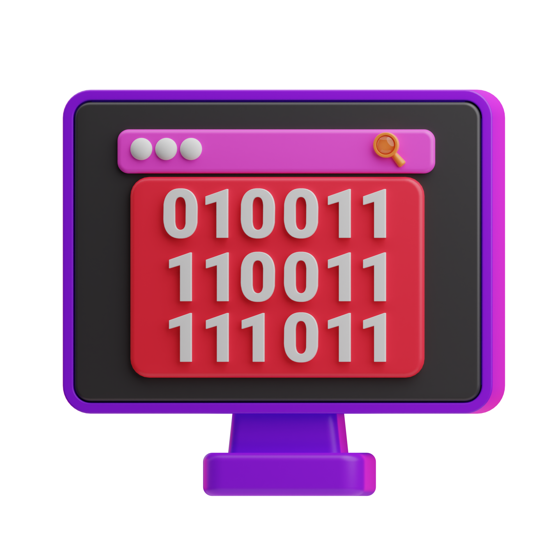 coding Binary Code illustration 3d 36876792 PNG