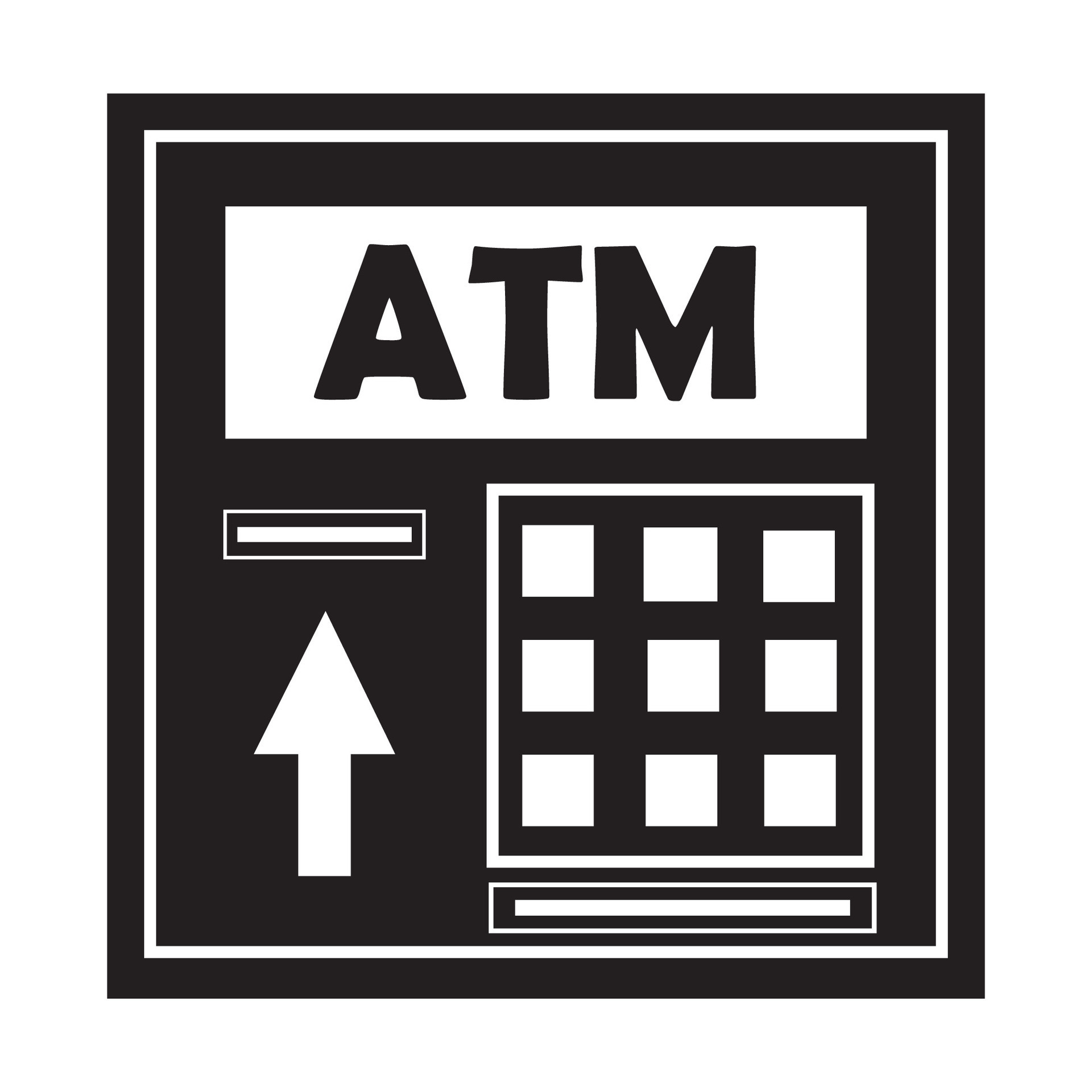 ATM machine icon logo vector design template 36877164 Vector Art at Vecteezy