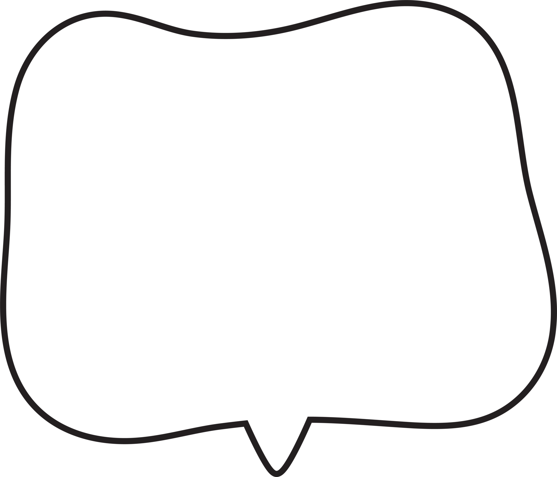 Hand Drawn Speech Bubbles Doodle Illustration 36877254 Png