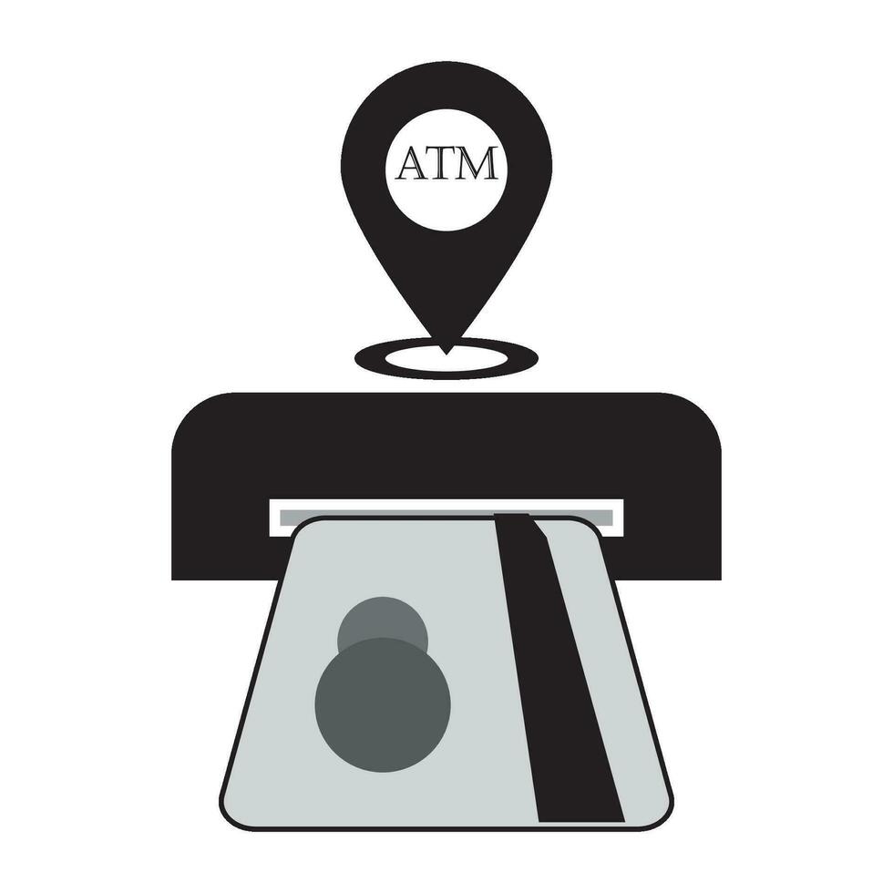 ATM machine icon logo vector design template 36877386 Vector Art at ...