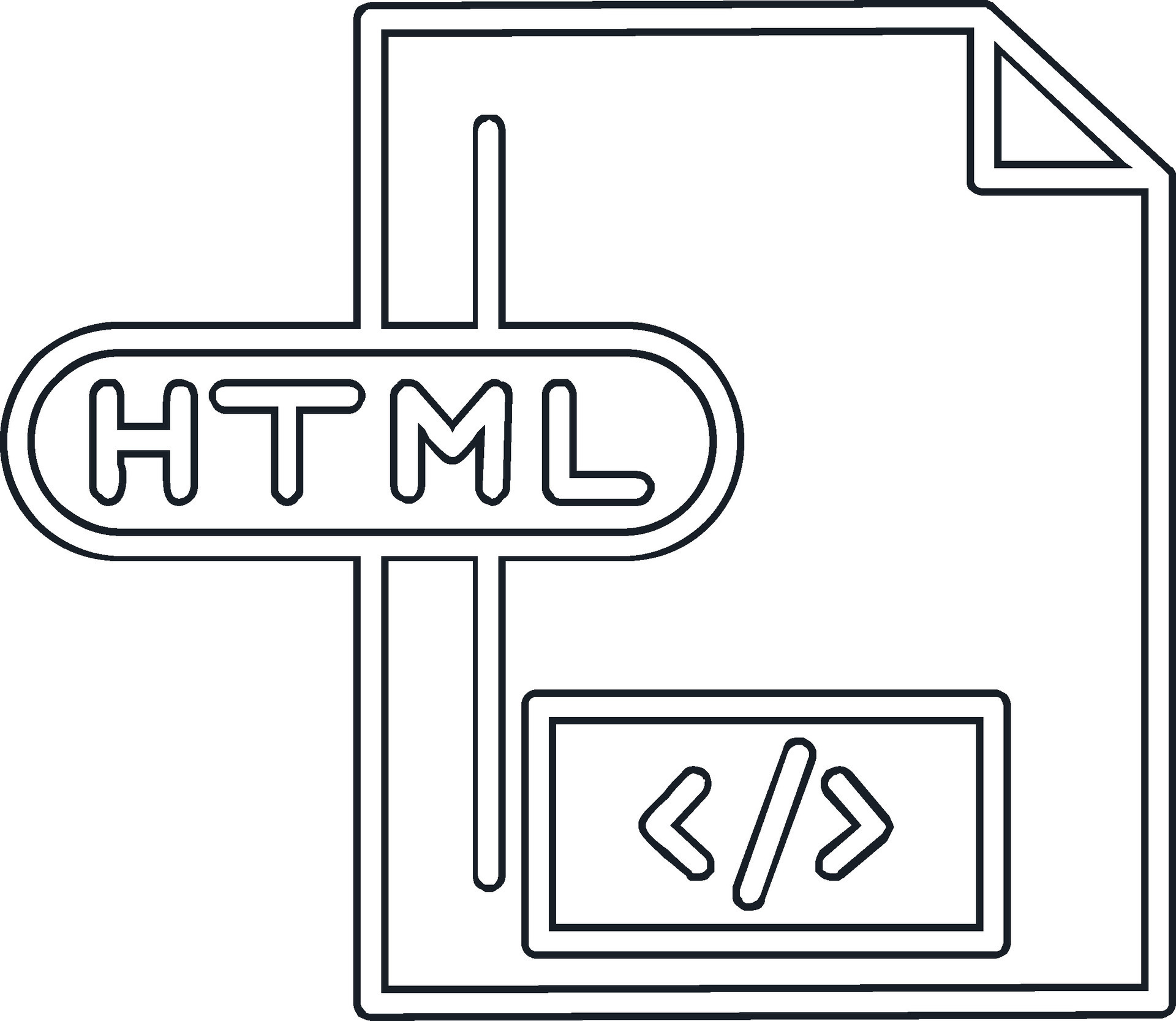 Html File Vector Icon 36881600 Vector Art At Vecteezy