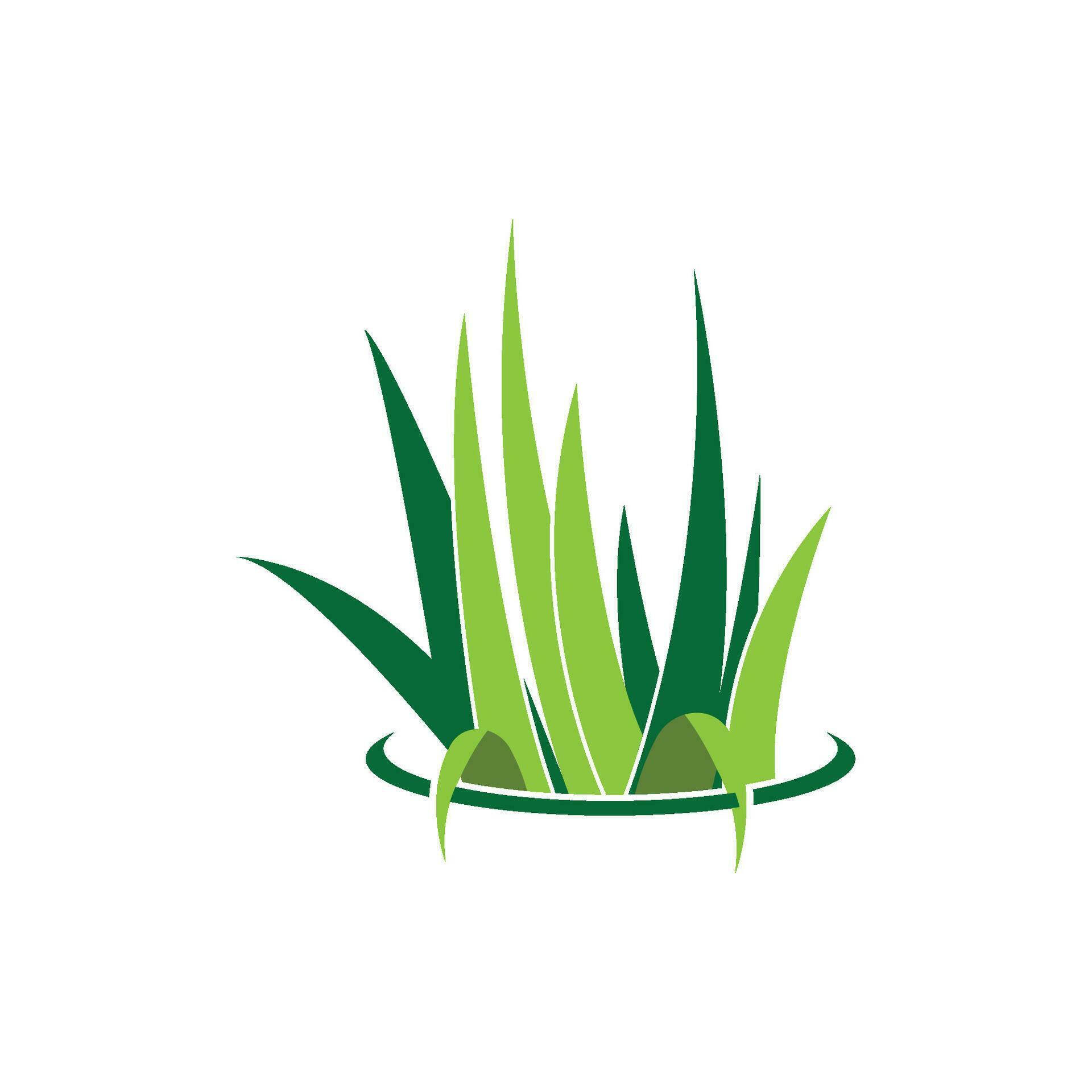 Grass Logo Vector Template 36882789 Vector Art At Vecteezy
