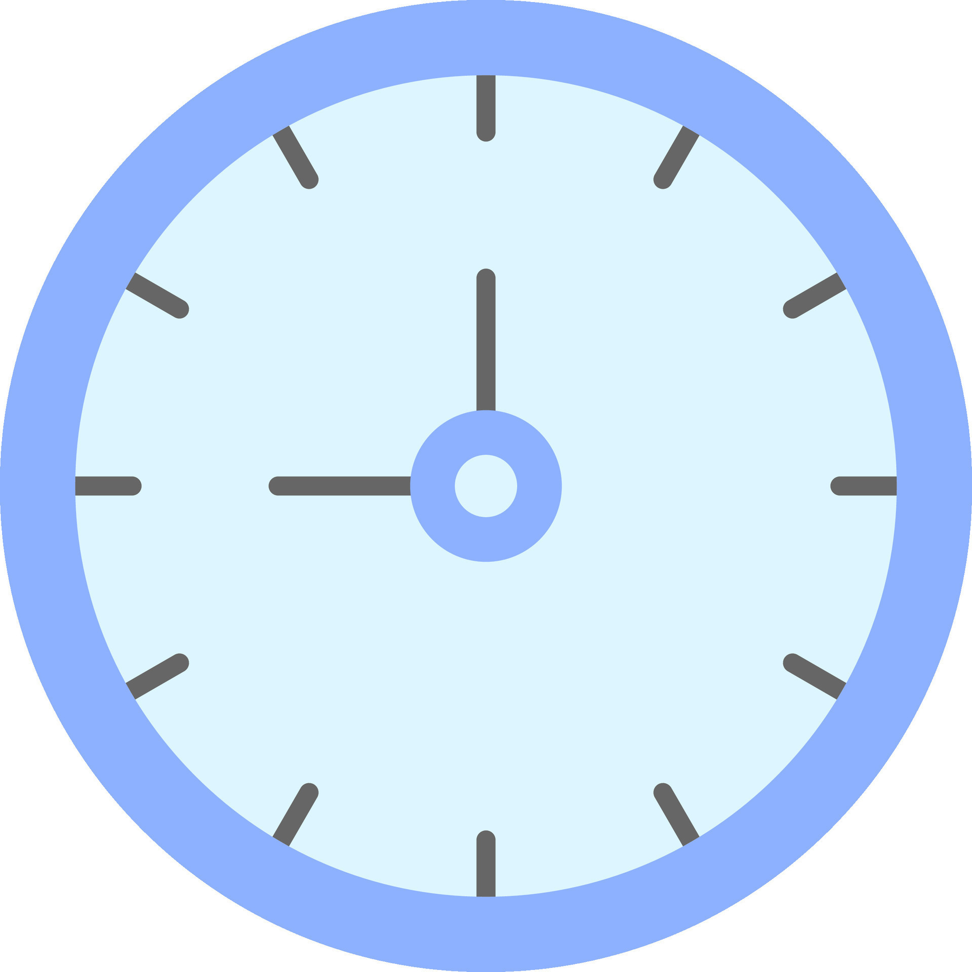 Clock Flat Icon 36893746 Vector Art At Vecteezy