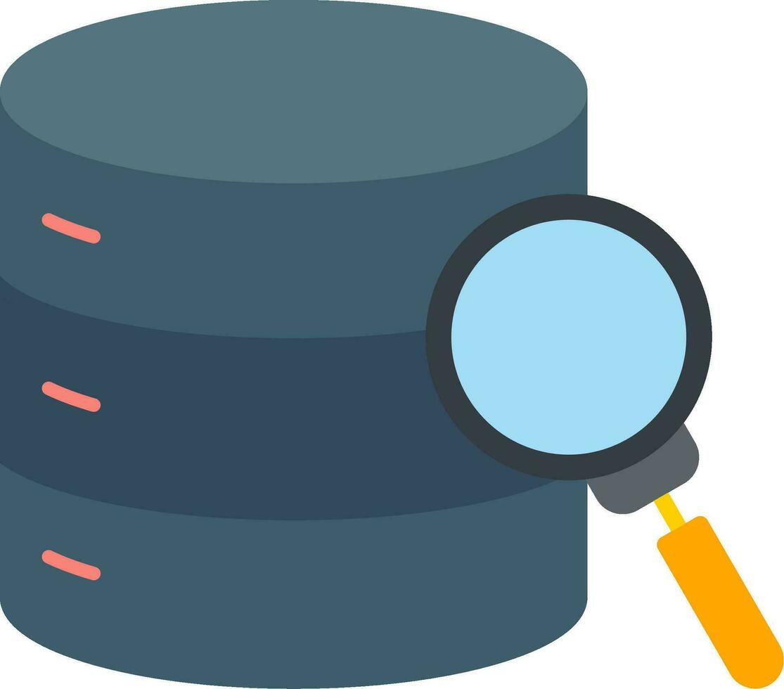 Investigate Data Flat Icon 36894662 Vector Art at Vecteezy