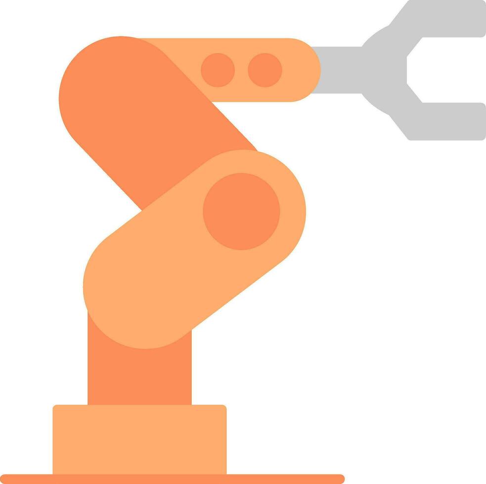 Industrial Robot Flat Icon 36895124 Vector Art at Vecteezy