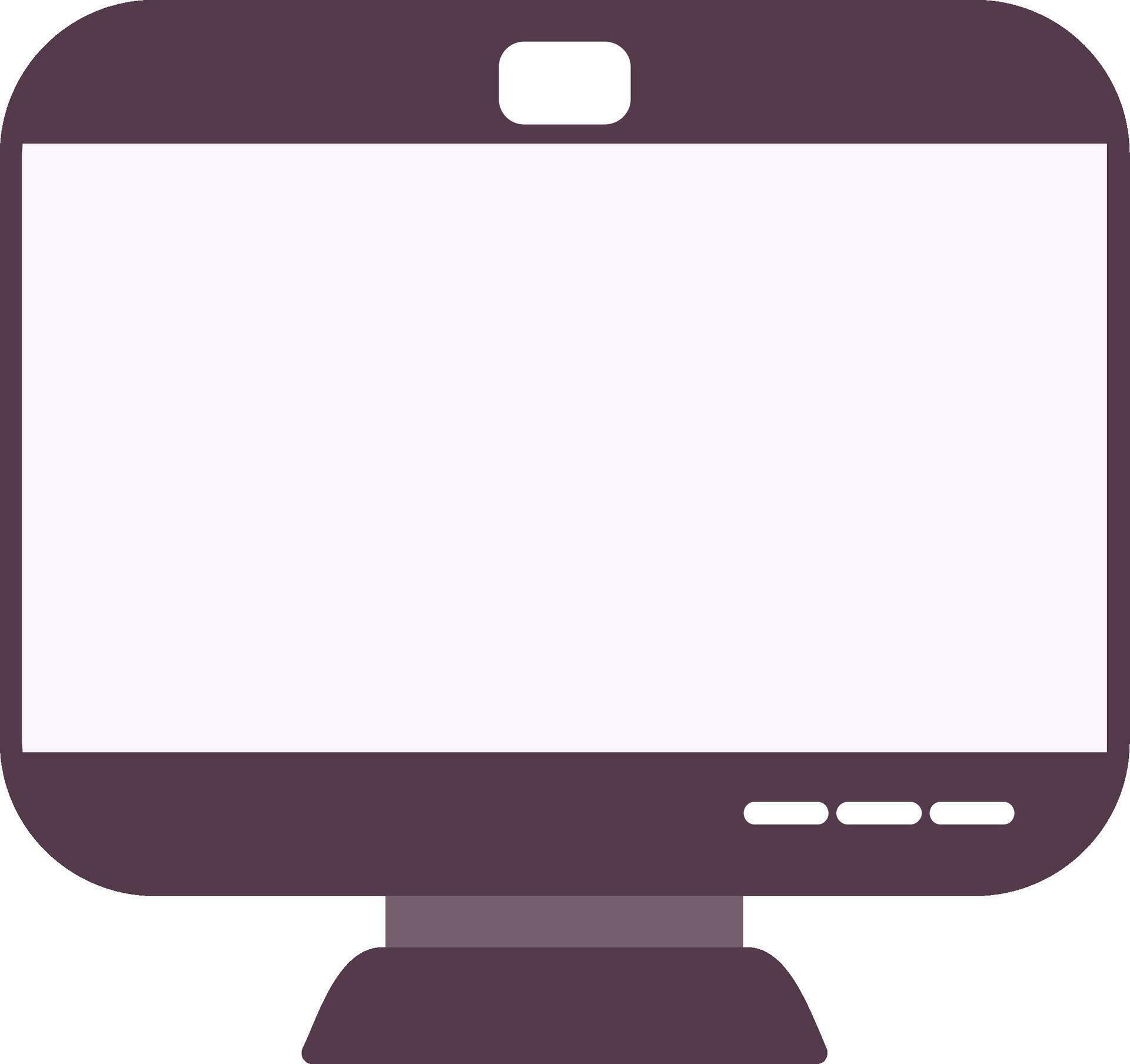 Monitor Flat Icon 36897080 Vector Art at Vecteezy