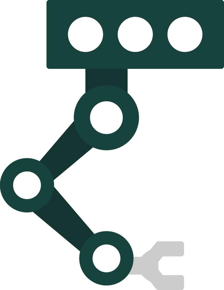 Industrial Robot Flat Icon 36898824 Vector Art at Vecteezy