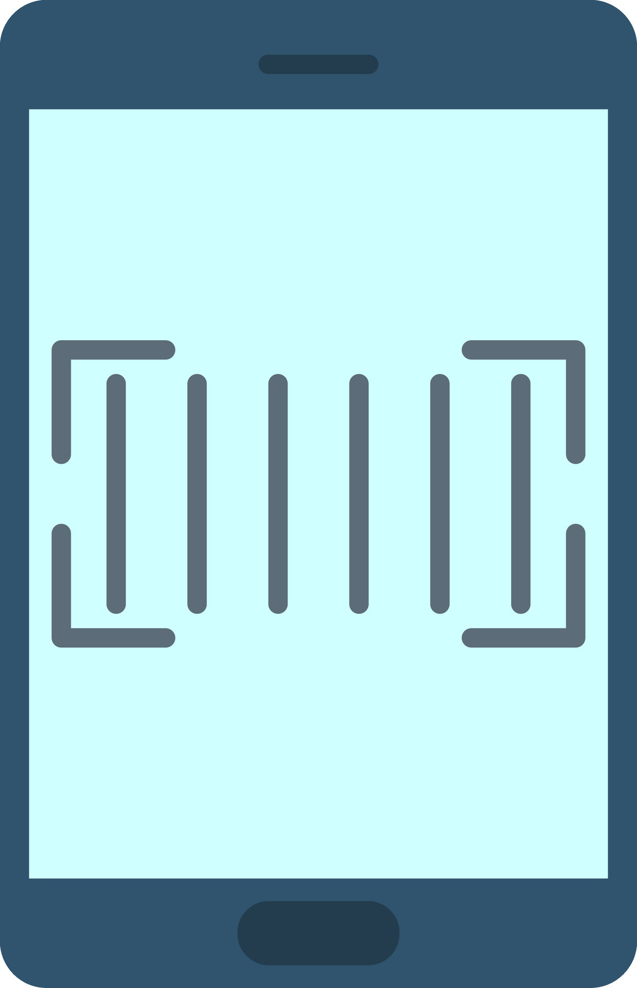 Barcode Scanner Flat Icon 36898826 Vector Art At Vecteezy