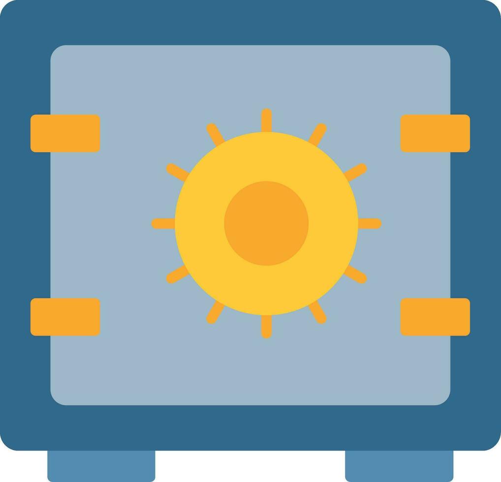 Safe Box Flat Icon 36900708 Vector Art at Vecteezy