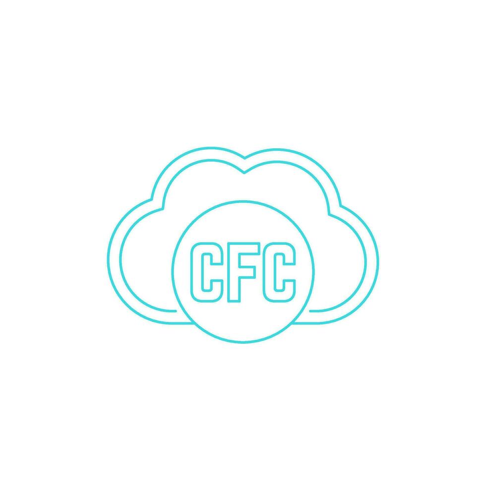 CFC gas line icon with a cloud 36901032 Vector Art at Vecteezy CFC gas line icon with a cloud 36901032 Vector Art at Vecteezy