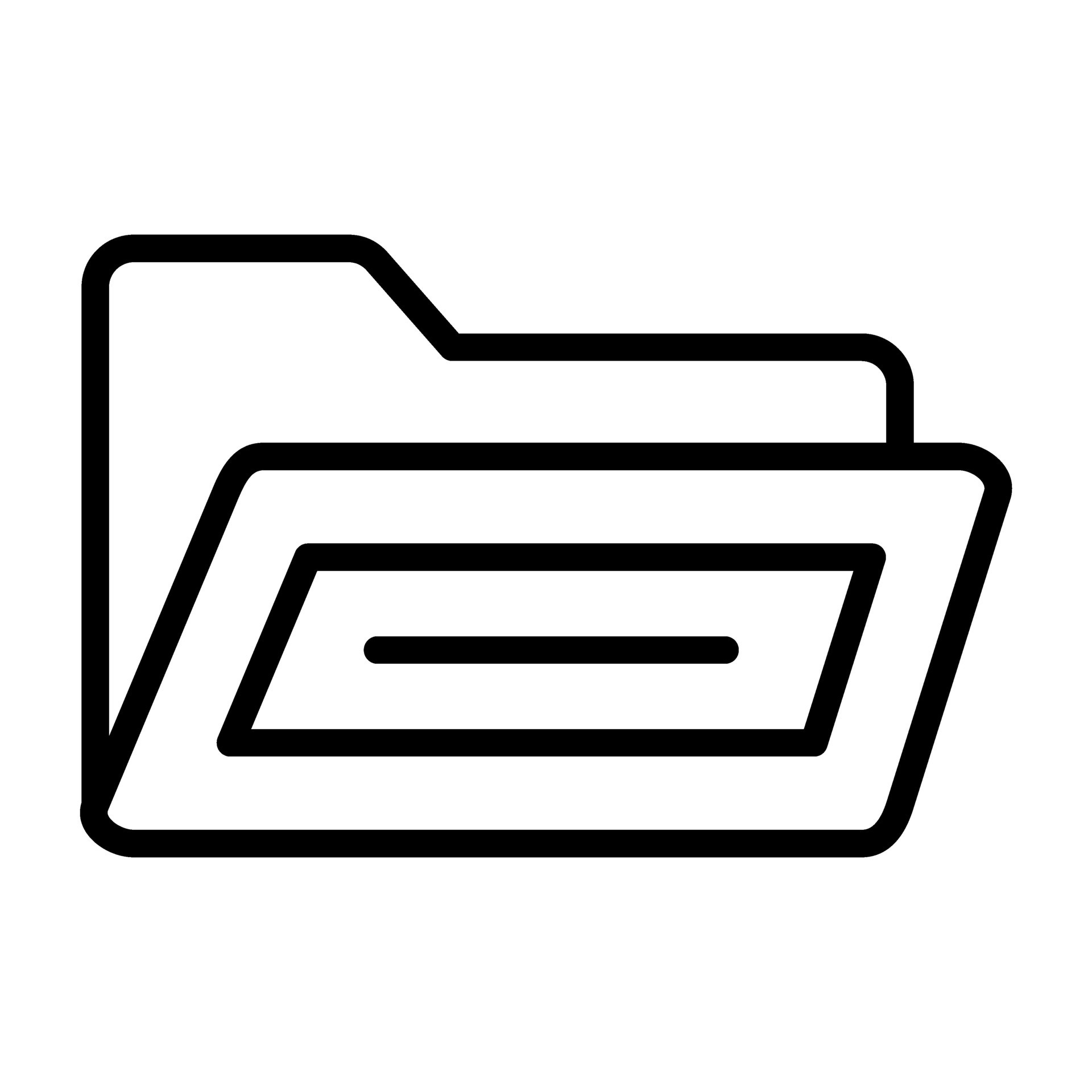 Open File Folder Vector Icon 36905927 Vector Art at Vecteezy