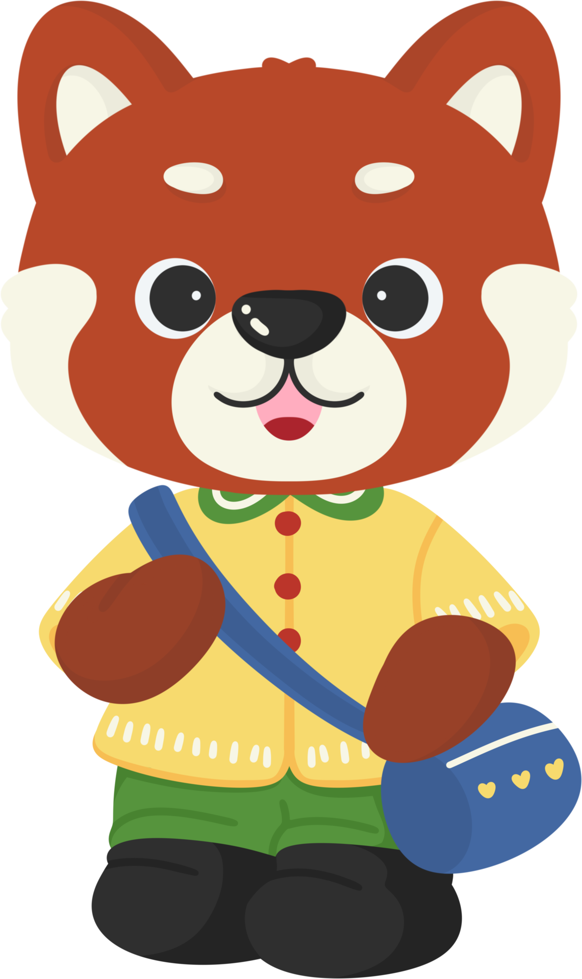Red Panda Cute Character Illustration 36906735 Png