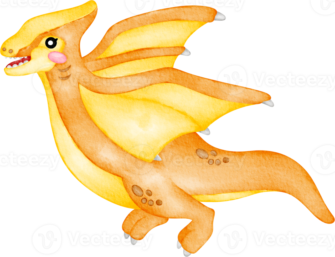 watercolor dinosaur clip art 36909400 PNG