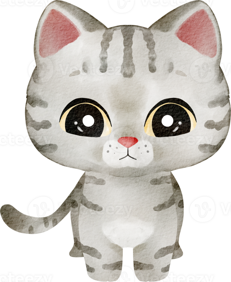 watercolor cat animal pet 36909499 PNG