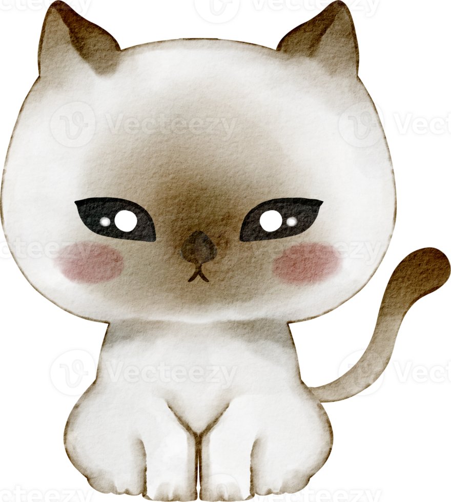watercolor cat animal pet 36909528 PNG