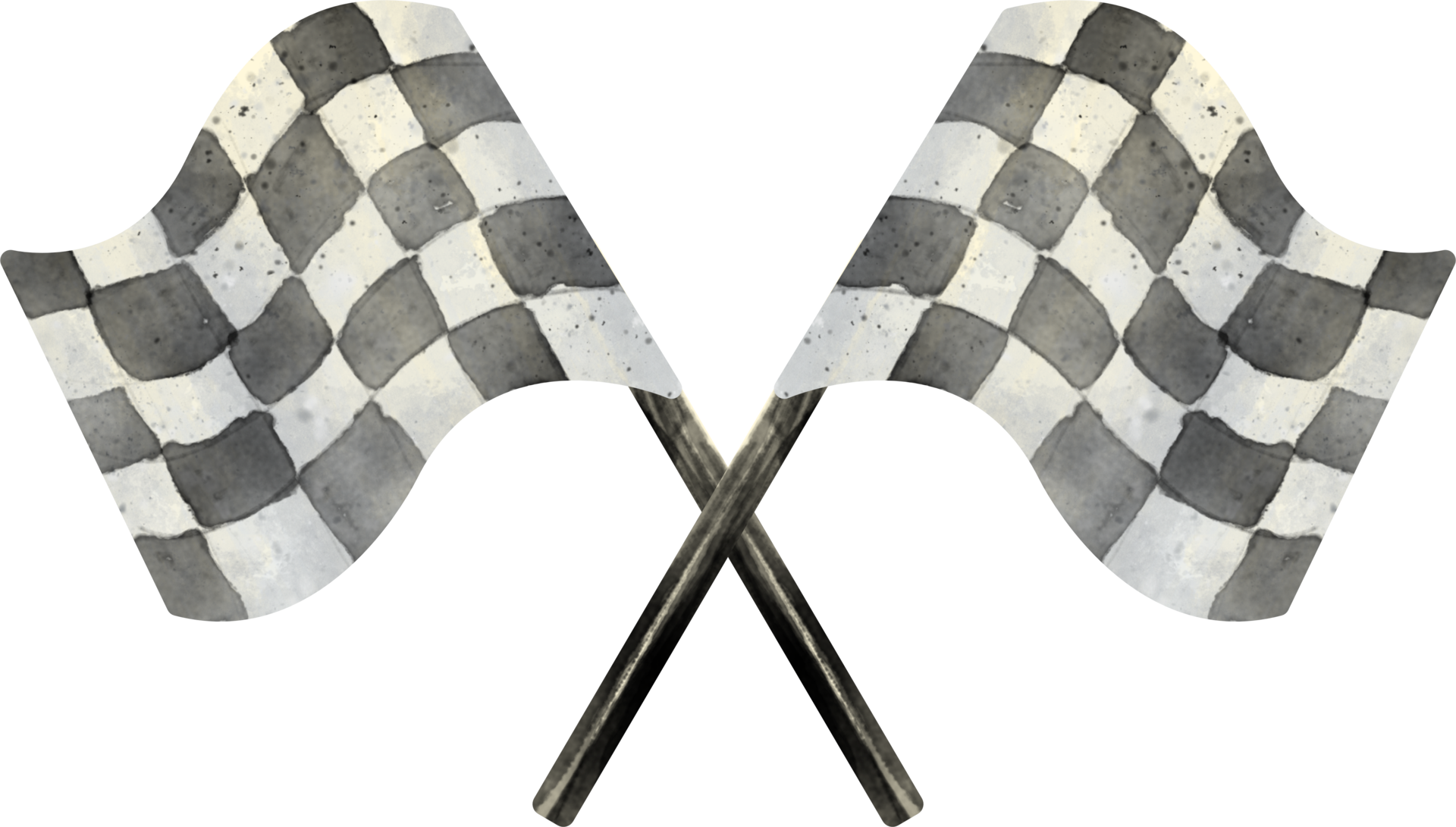 Watercolor Racing Flag 36912496 Png
