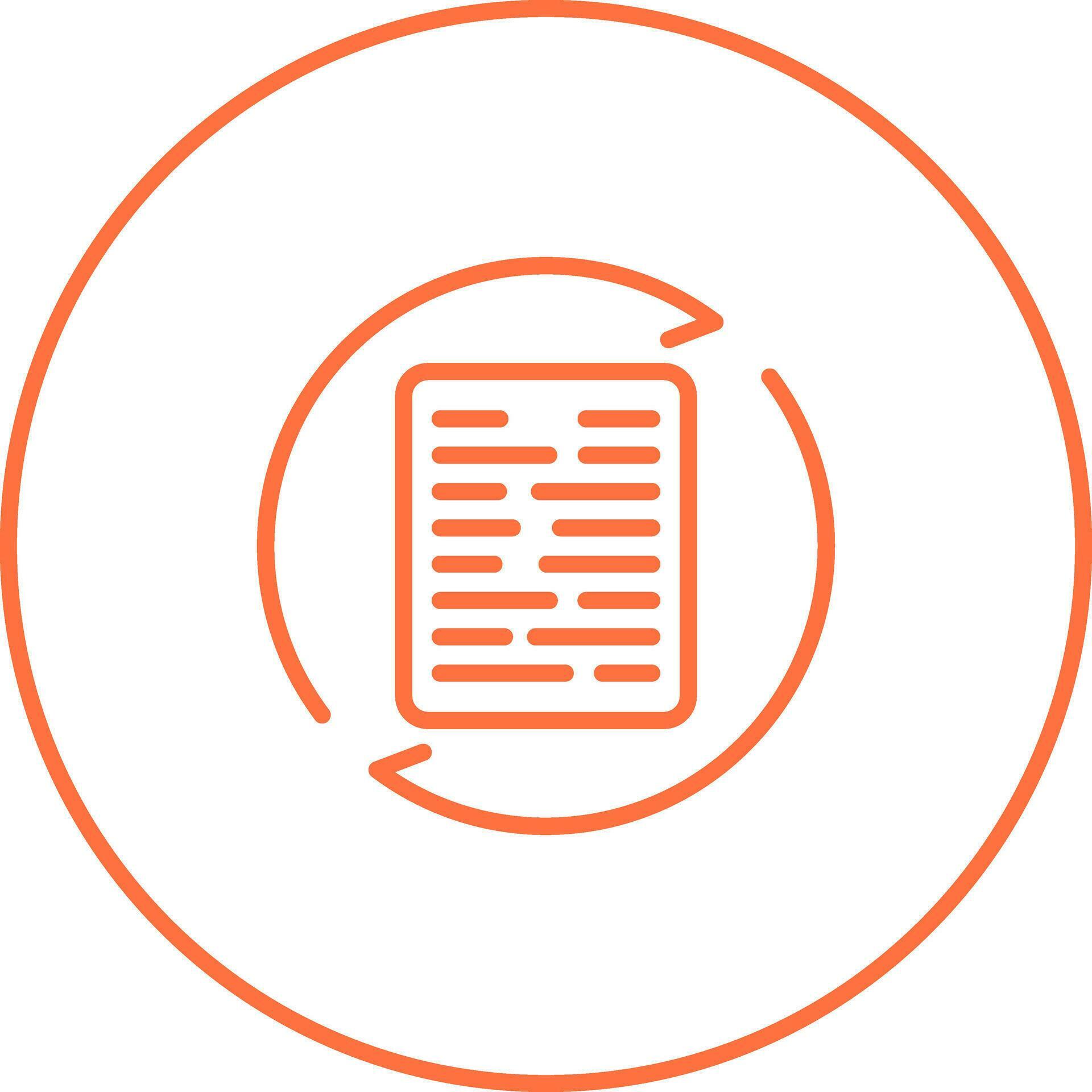 Document Synchronization Vector Icon 36916990 Vector Art at Vecteezy