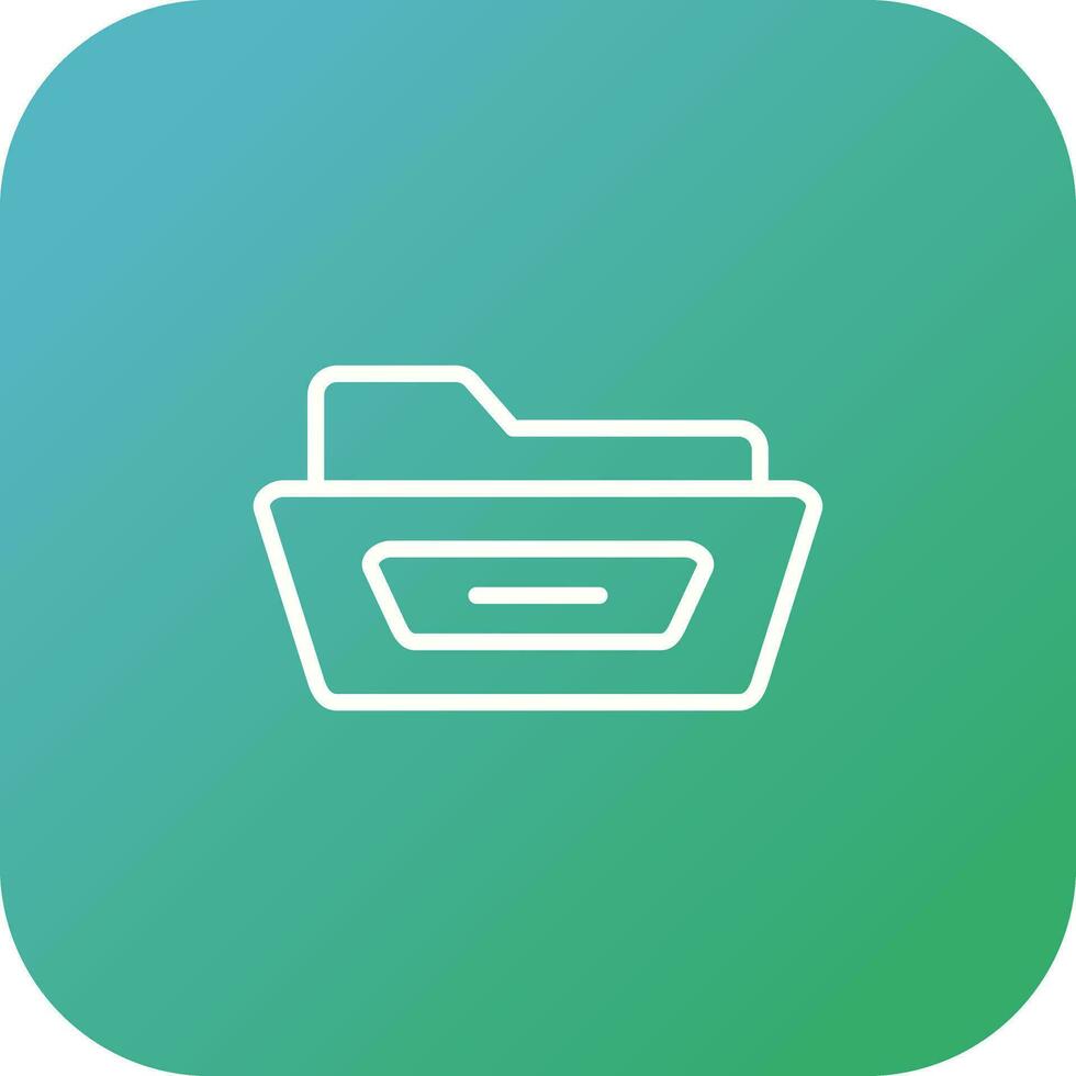 Open File Folder Vector Icon 36919128 Vector Art at Vecteezy