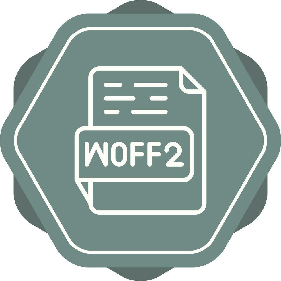 WOFF2 Vector Icon 36919220 Vector Art at Vecteezy