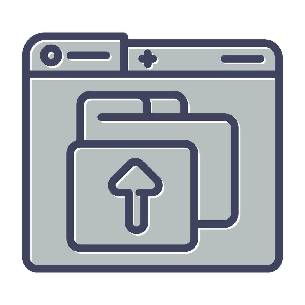 Upload File Vector Icon 36921397 Vector Art at Vecteezy