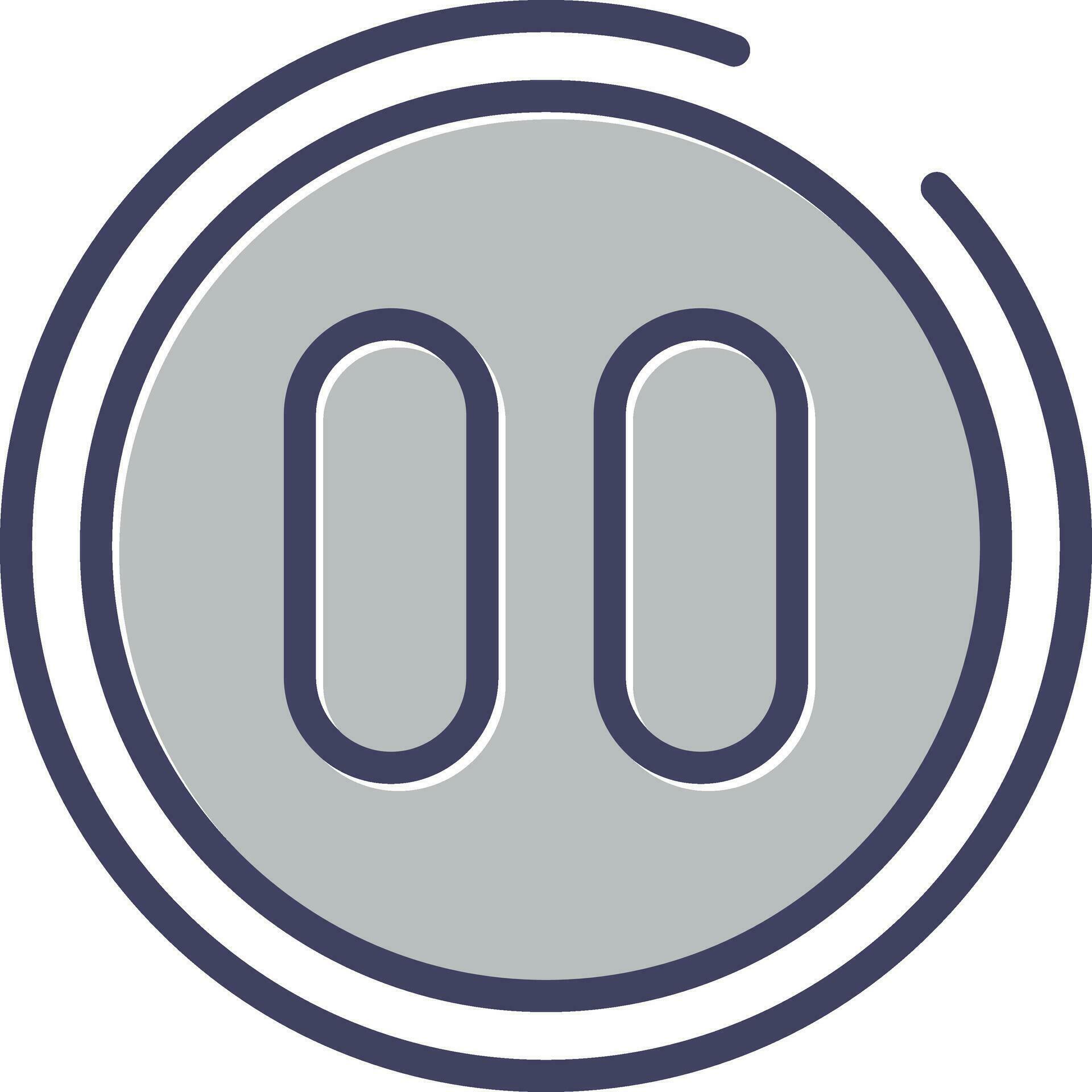 Pause Button Vector Icon 36921941 Vector Art at Vecteezy