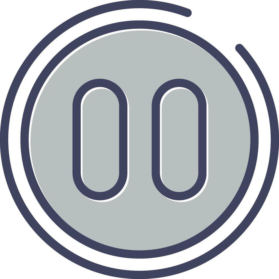 Pause Button Vector Icon 36921941 Vector Art at Vecteezy