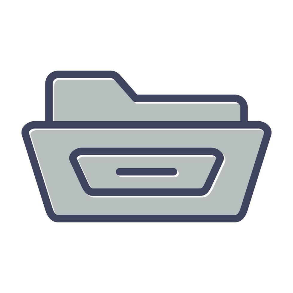 Open File Folder Vector Icon 36922620 Vector Art at Vecteezy