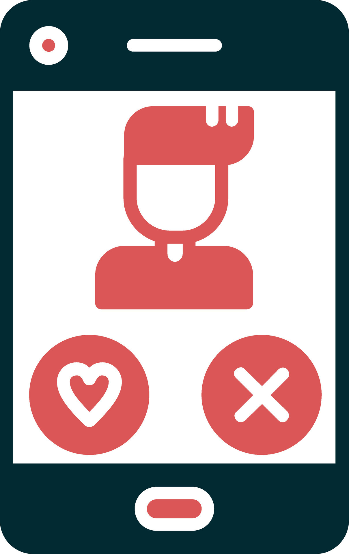 Dating App Vector Icon 36928870 Vector Art At Vecteezy