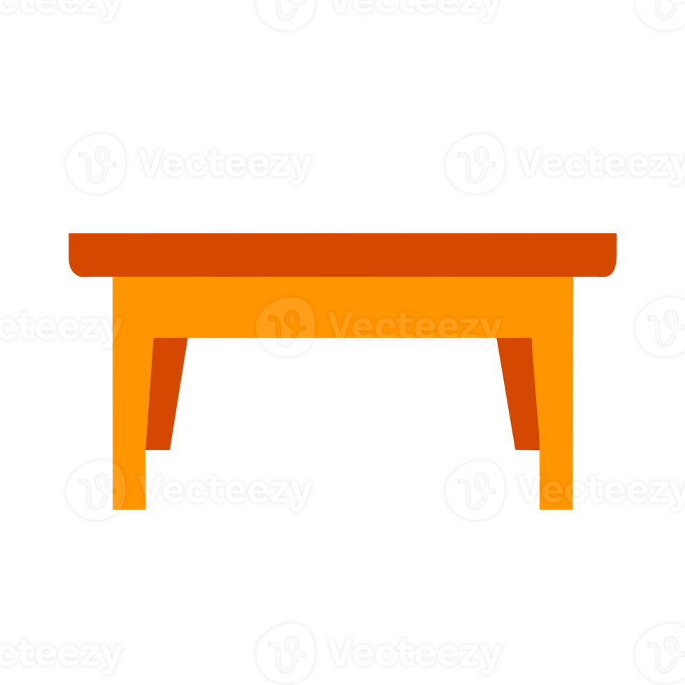 AI generated interior table icon 36931848 PNG