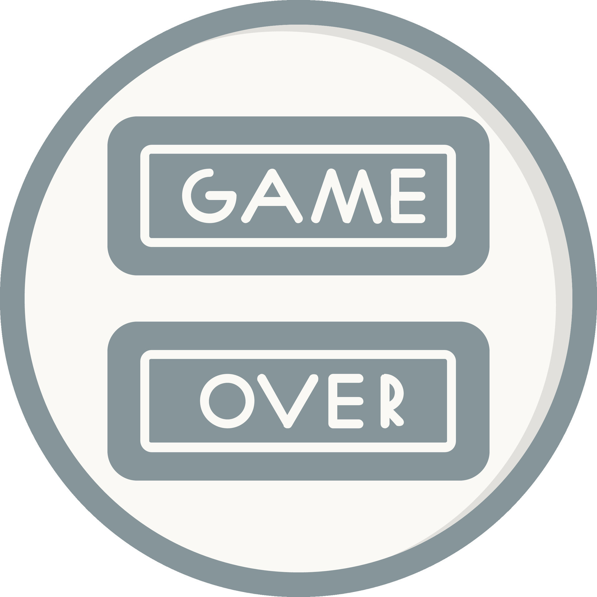 Game over Vector Icon 36940260 Vector Art at Vecteezy Game over Vector Icon 36940260 Vector Art at Vecteezy