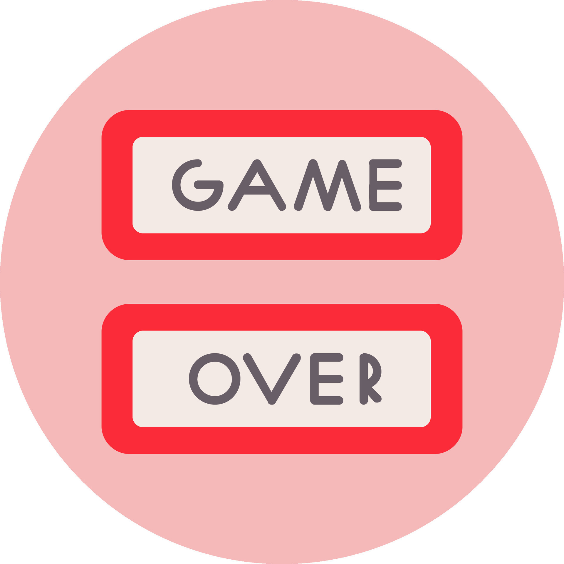 Game over Vector Icon 36940975 Vector Art at Vecteezy Game over Vector Icon 36940975 Vector Art at Vecteezy