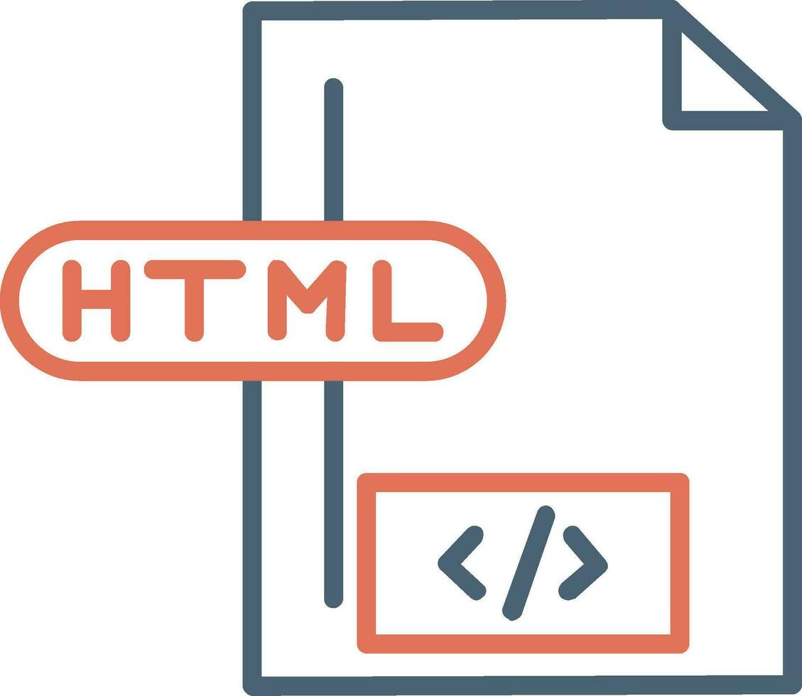 Html File Vector Icon 36946632 Vector Art at Vecteezy