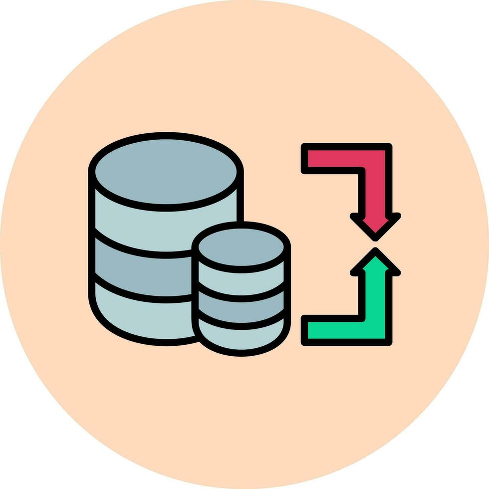 Data Migration Vector Icon 36948096 Vector Art At Vecteezy