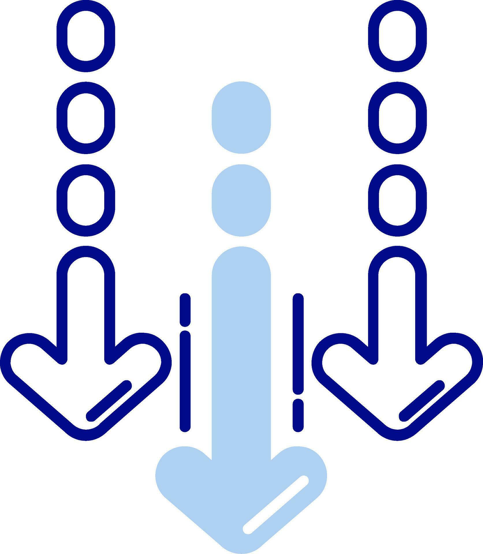 Decrease Line Filled Icon 36950360 Vector Art at Vecteezy