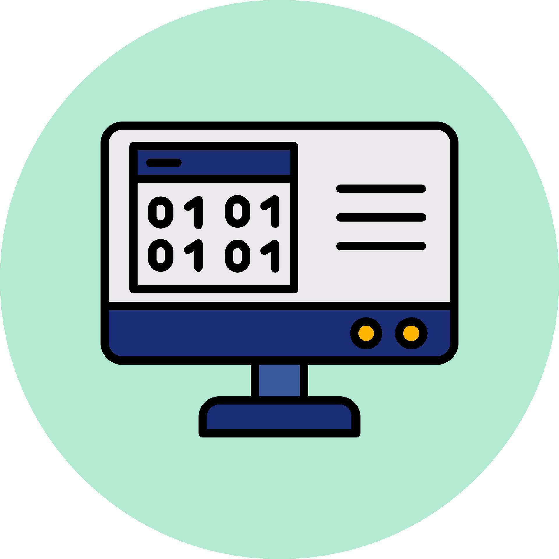 Binary Code Vector Icon 36951780 Vector Art at Vecteezy