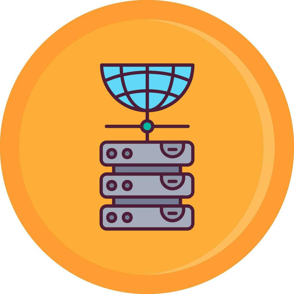 Database Line Filled Icon 36953859 Vector Art At Vecteezy