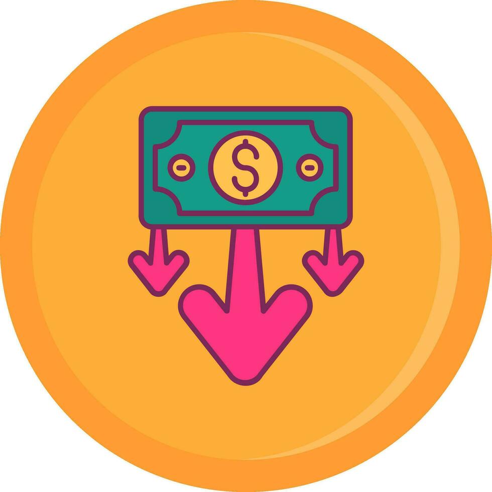 Decrease Line Filled Icon 36955885 Vector Art at Vecteezy