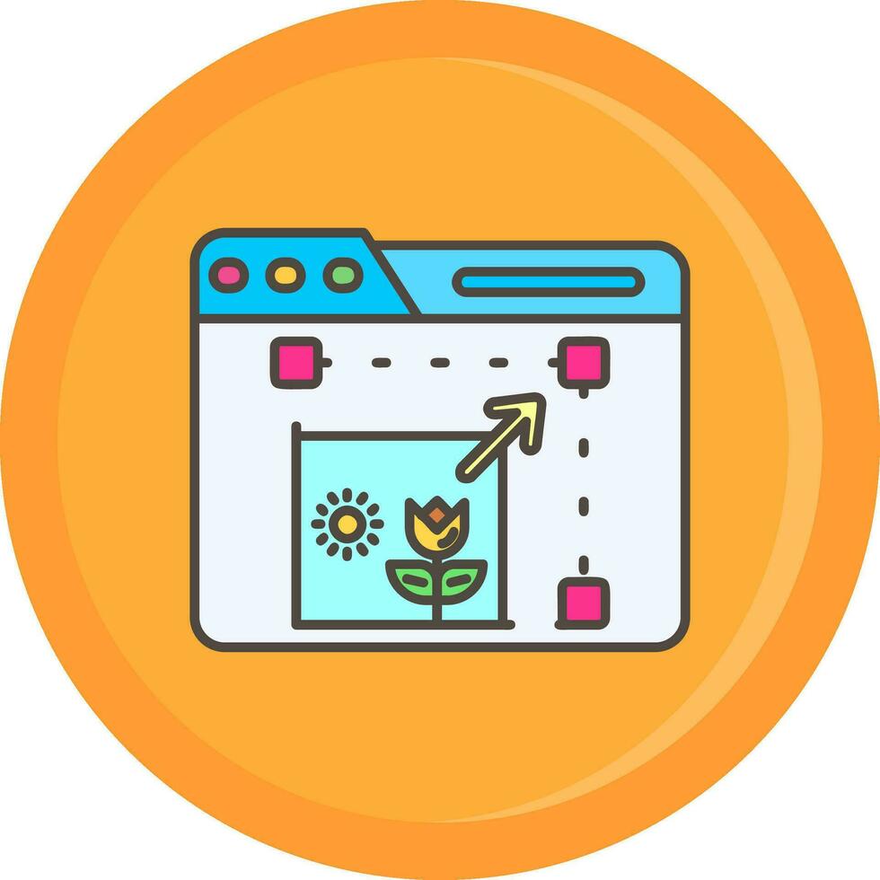 Resize Line Filled Icon 36956117 Vector Art at Vecteezy