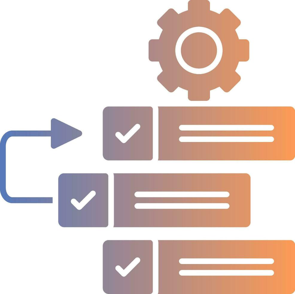 Backlog Gradient Icon 36958742 Vector Art at Vecteezy