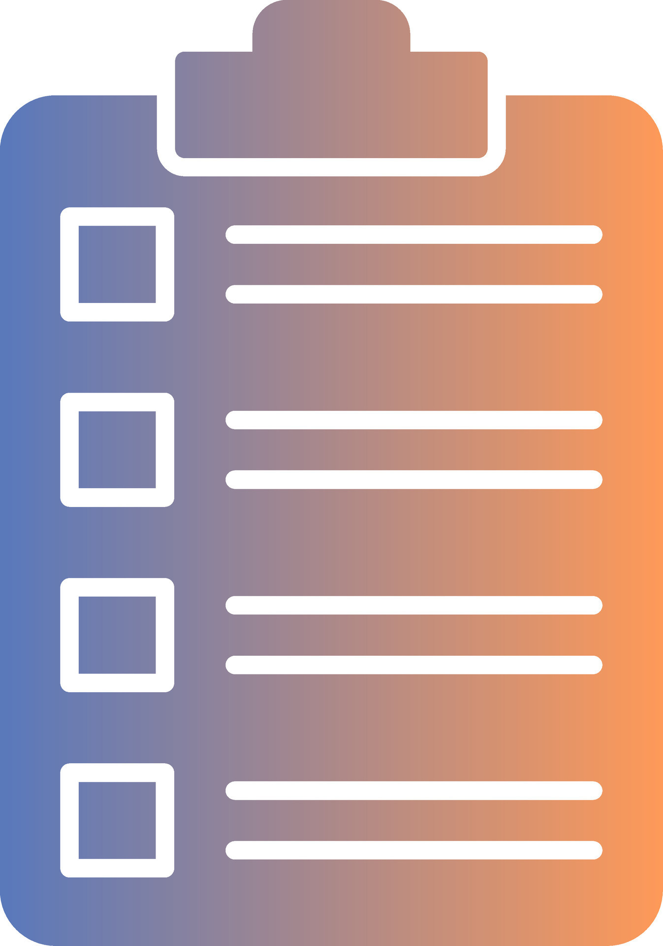 Tasks Gradient Icon 36958923 Vector Art at Vecteezy