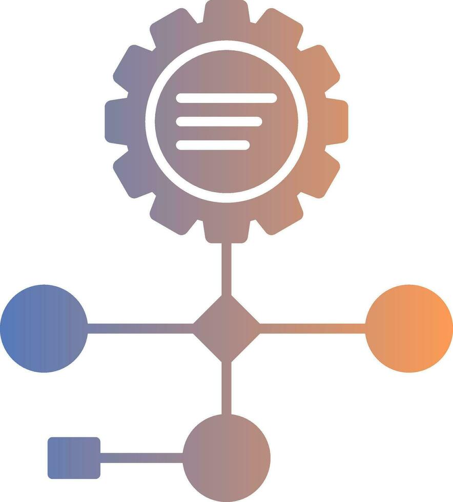 Workflow Gradient Icon 36959711 Vector Art at Vecteezy